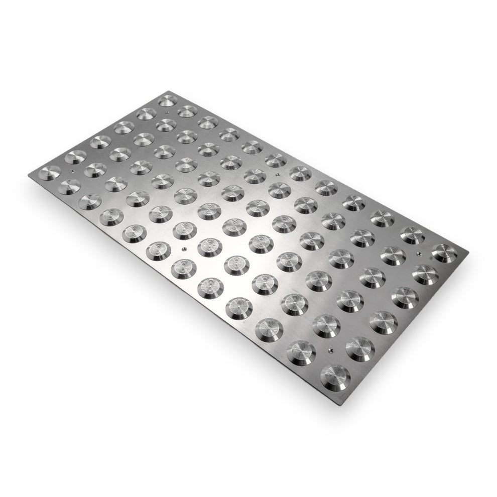 Tactile Indicator Plate – Stainless Steel 300x600mm – Safety Elite