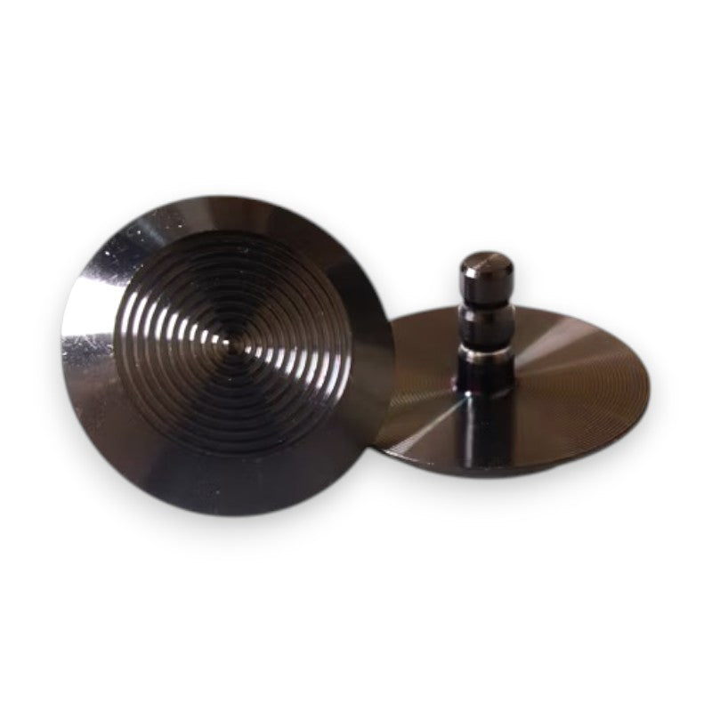 Tactile Indicator Stud – Black Stainless Steel, 35mm – Safety Elite